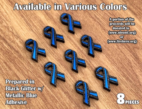 Fallen Law Enforcement Officer Support Ribbon/ Police / Cops / | Etsy