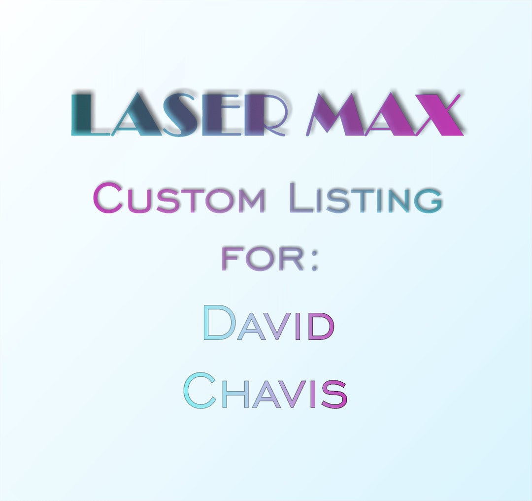 Custom Listing for David Chavis for Custom Acrylic Laser Cut Cabochons ...