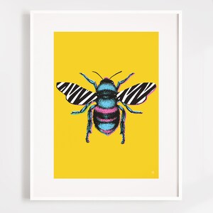 Bee Print Zebra - Etsy