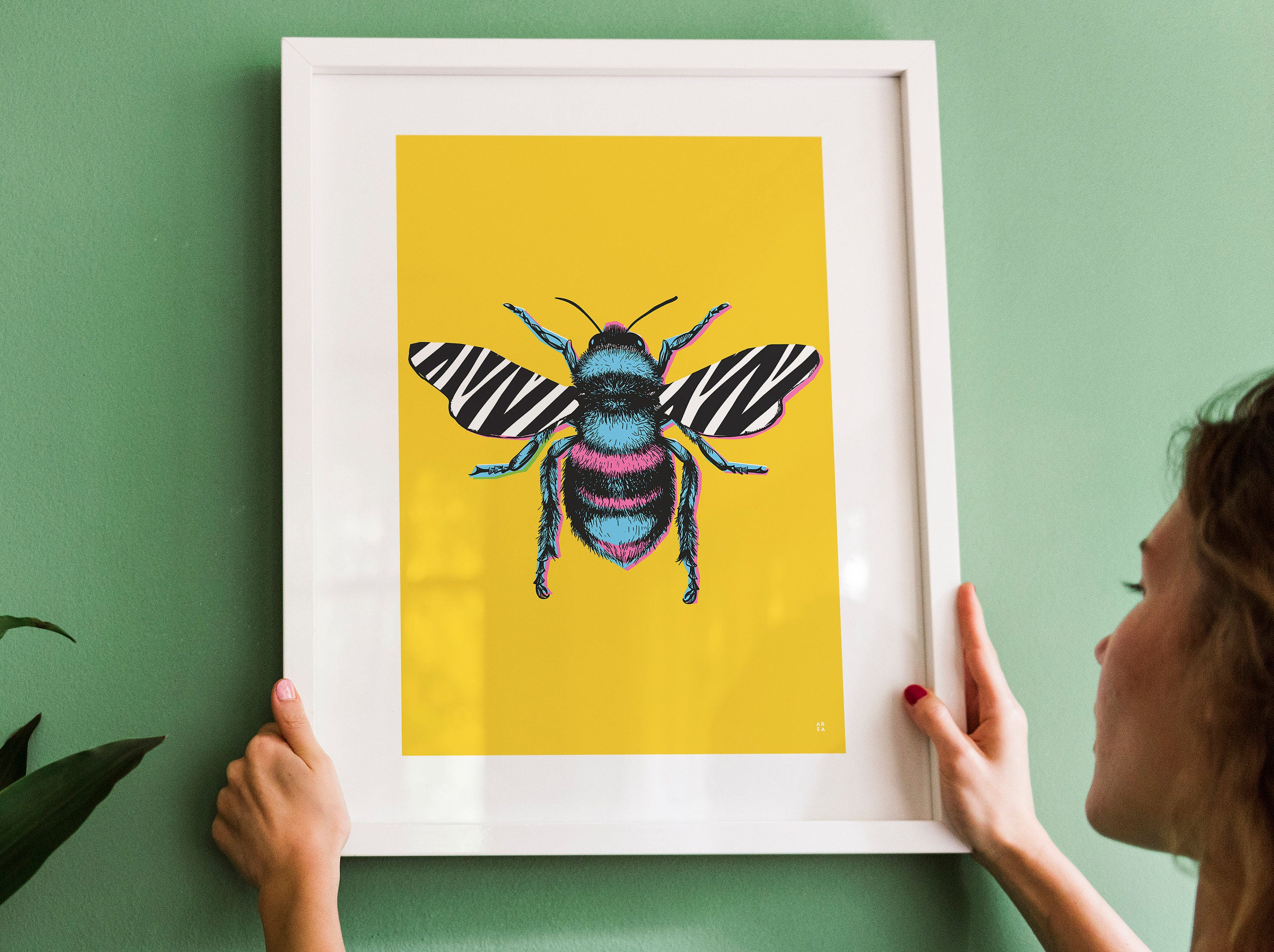 Bee Print Zebra - Etsy
