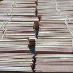 One Dozen Premium Cedar Bookmark Blanks 5-1/2 X 1-1/8 X .065.080 Thick ...