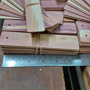 One Dozen Premium Cedar Bookmark Blanks 5-1/2 X 1-1/8 X .065.080 Thick ...