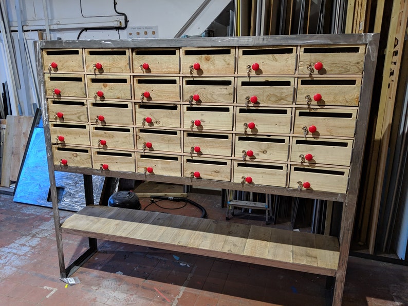 Post Box, Wooden Pigeon Hole Storage, Pigeon Hole Shelves, Postal ...