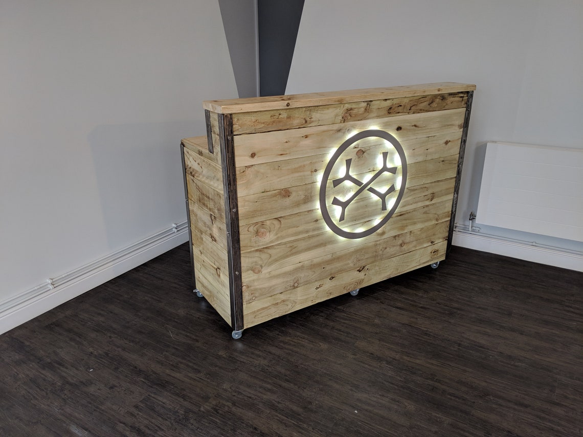 Wooden Counters, Industrial Counter, Rustic Wooden Furniture, Counter ...