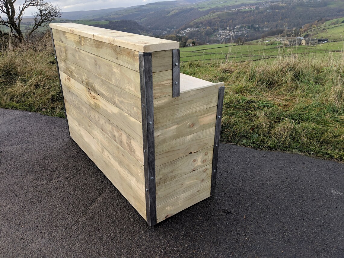 Wooden Counters Industrial Counter Rustic Wooden Furniture - Etsy