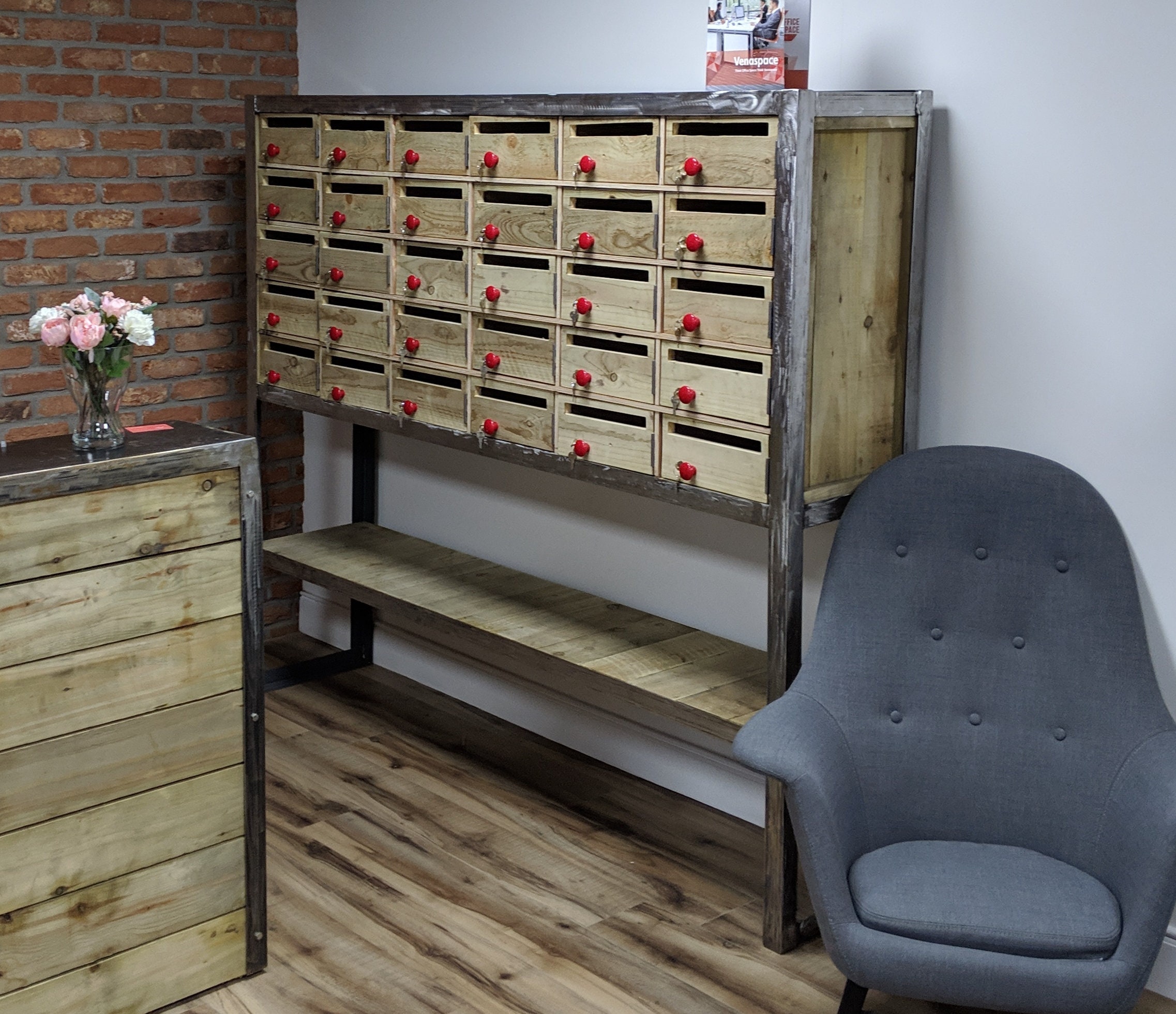 Post Box, Wooden Pigeon Hole Storage, Pigeon Hole Shelves, Postal ...