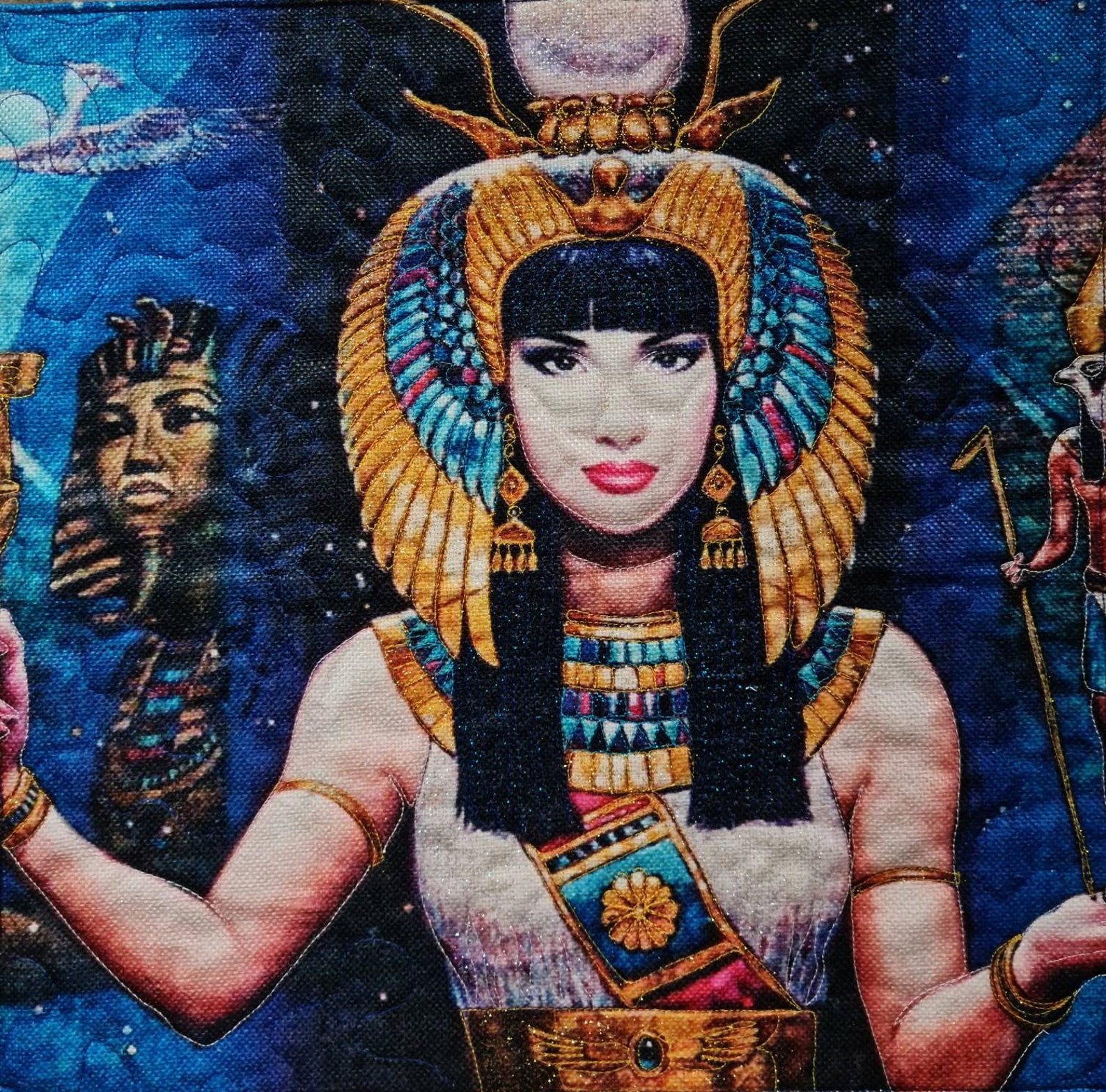 Egyptian Goddess Is*s /auset Altar Cloth/tarot Cloth/wallhanging ...