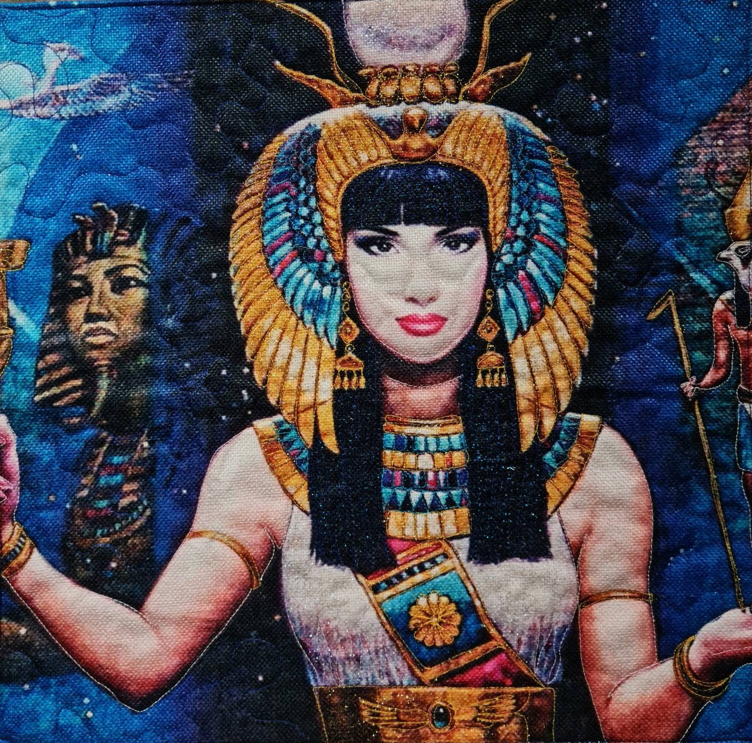 Egyptian Goddess Is*s /auset Altar Cloth/tarot Cloth/wallhanging ...
