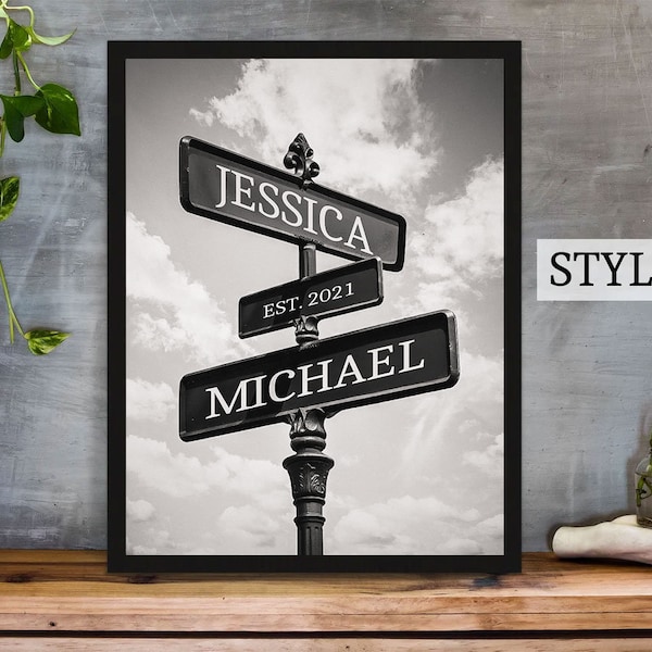 Wedding Street Sign - Etsy