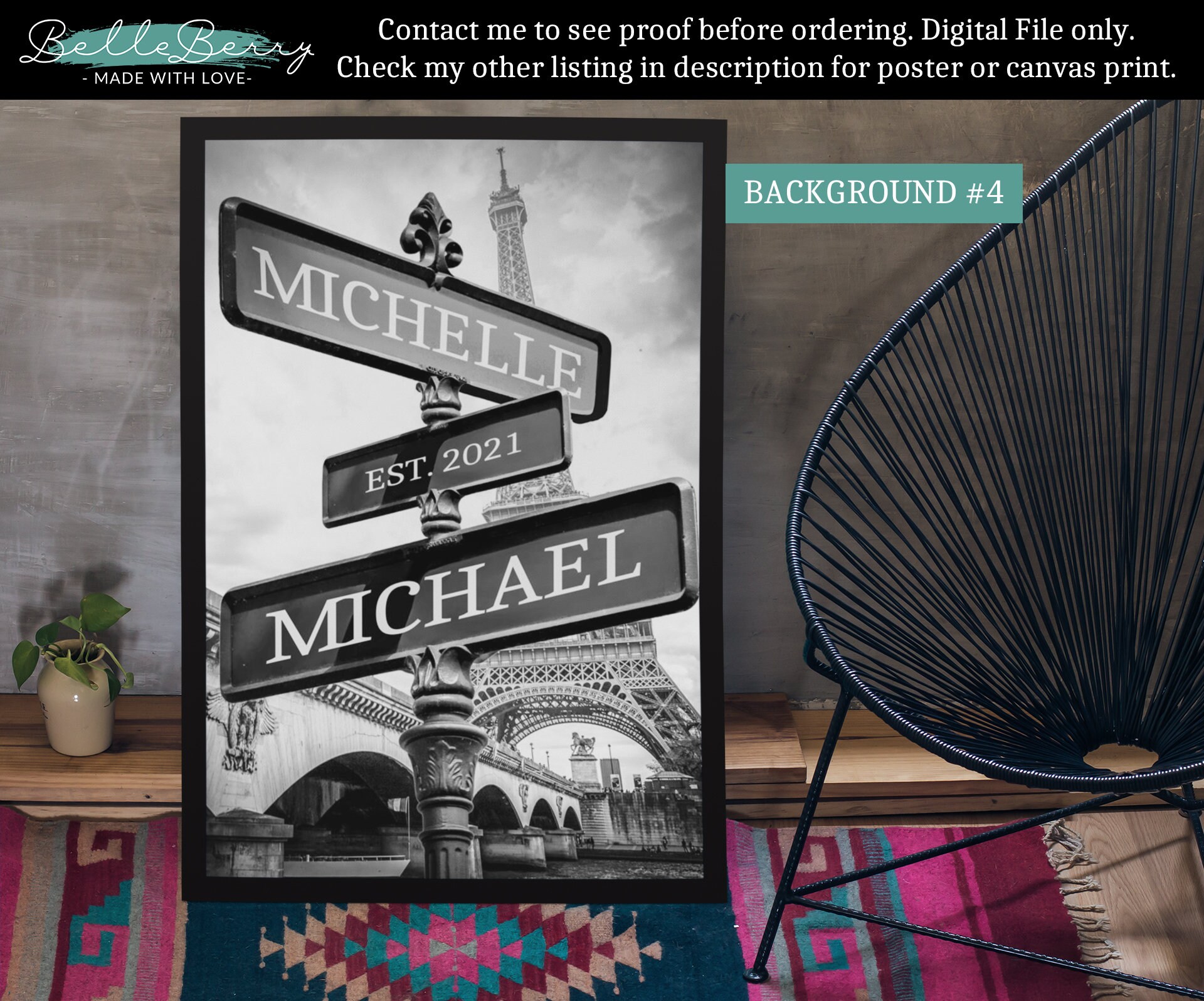 Custom Street Sign, Wedding Date Sign, Engagement Date Sign ...