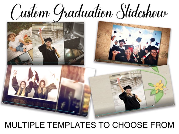 Custom Graduation Slideshow High School College Video | Etsy