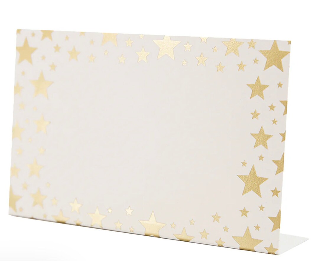 Shining Star Place Card | Table Decor - Etsy