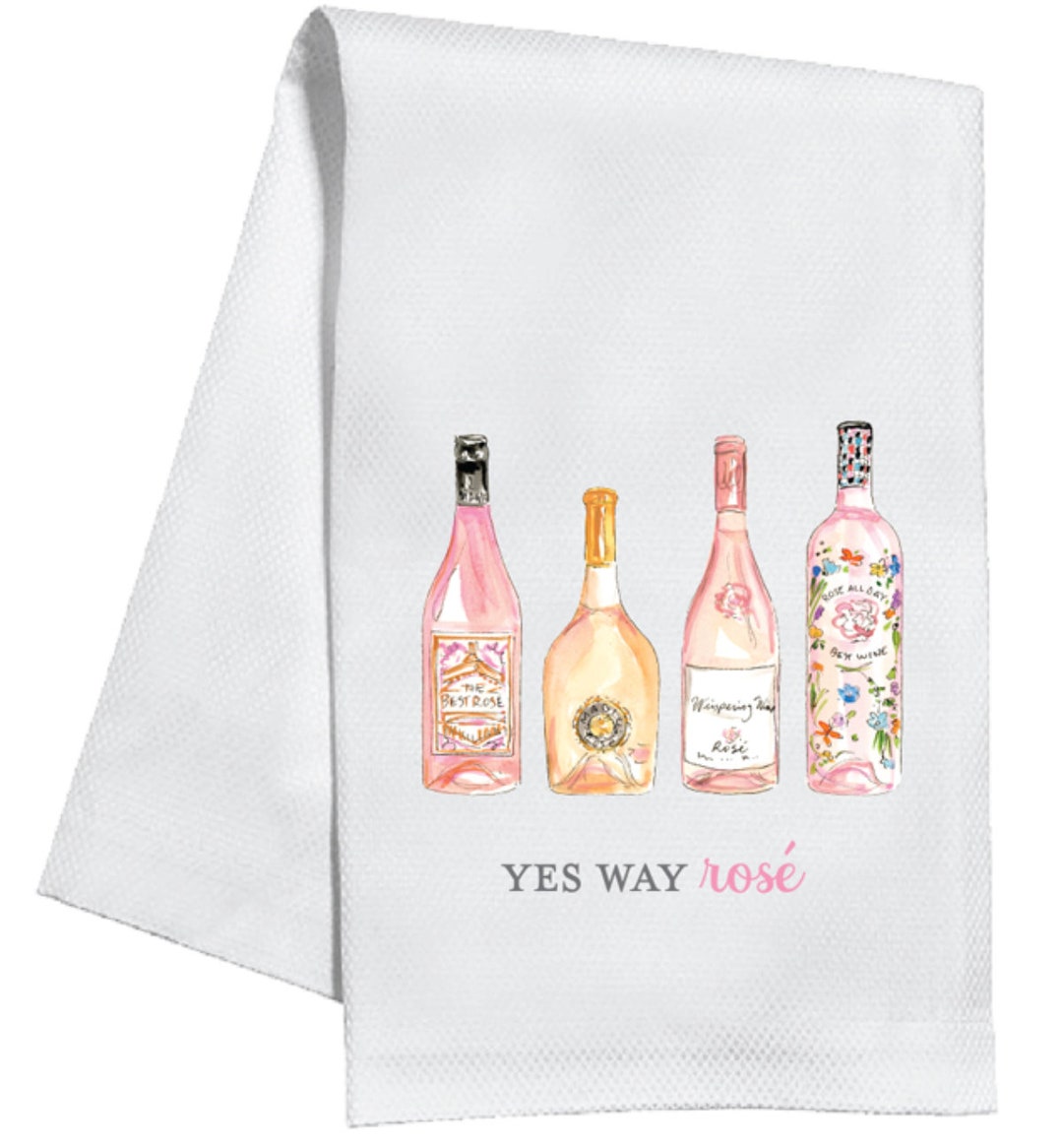Yes Way Rose Tea Towel - Etsy