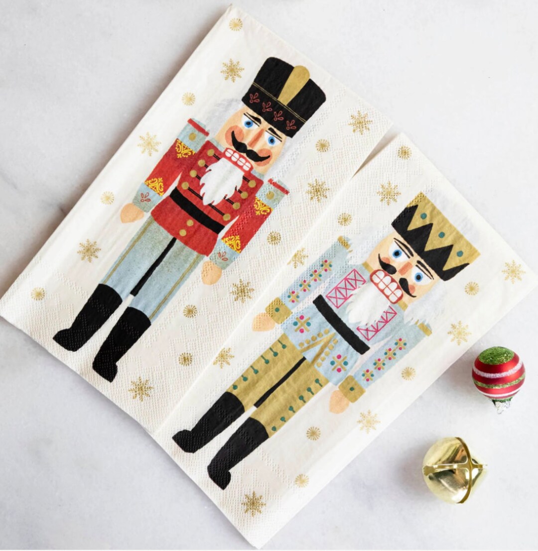 Holiday | Nutcracker Guest Napkins - Etsy