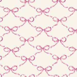 Pink Bow Placemat | Table Decor - Etsy