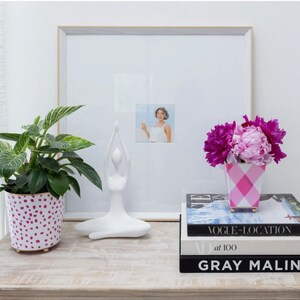 Spot on Hand Painted Round 6 Inch Cachepot - Etsy