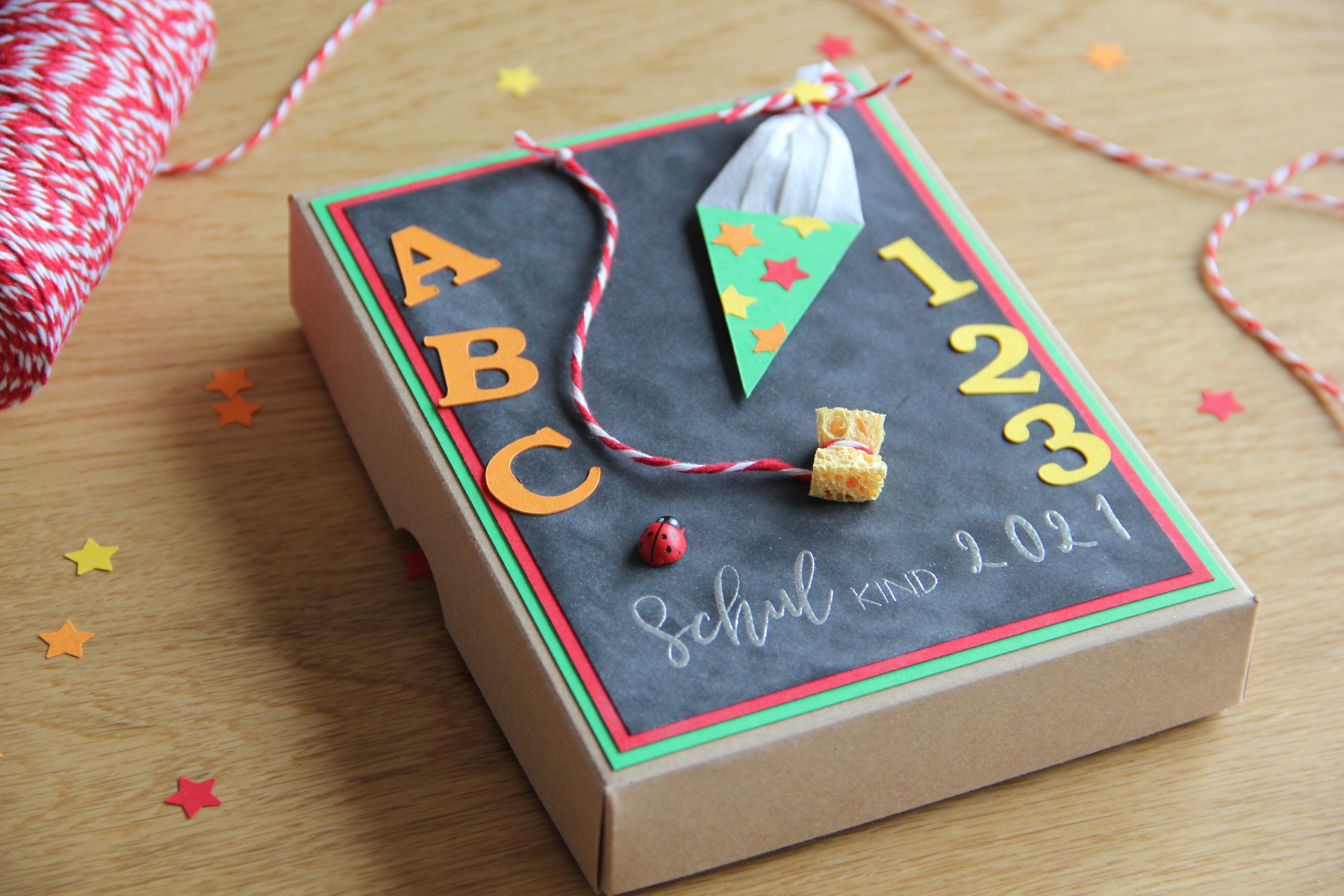 Geschenkbox zur Einschulung zum Schulanfang Geldgeschenk - Etsy.de