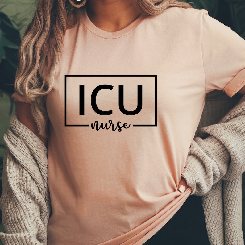 ICU Nurse Shirt Intensive Care Unit Nurse Gift for Nurses | Etsy