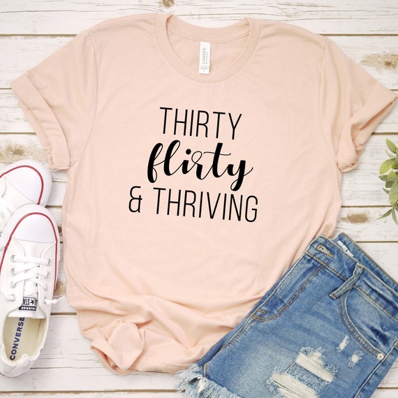 30th Birthday Shirt 30th Birthday Gift Hello Thirty Dirty | Etsy