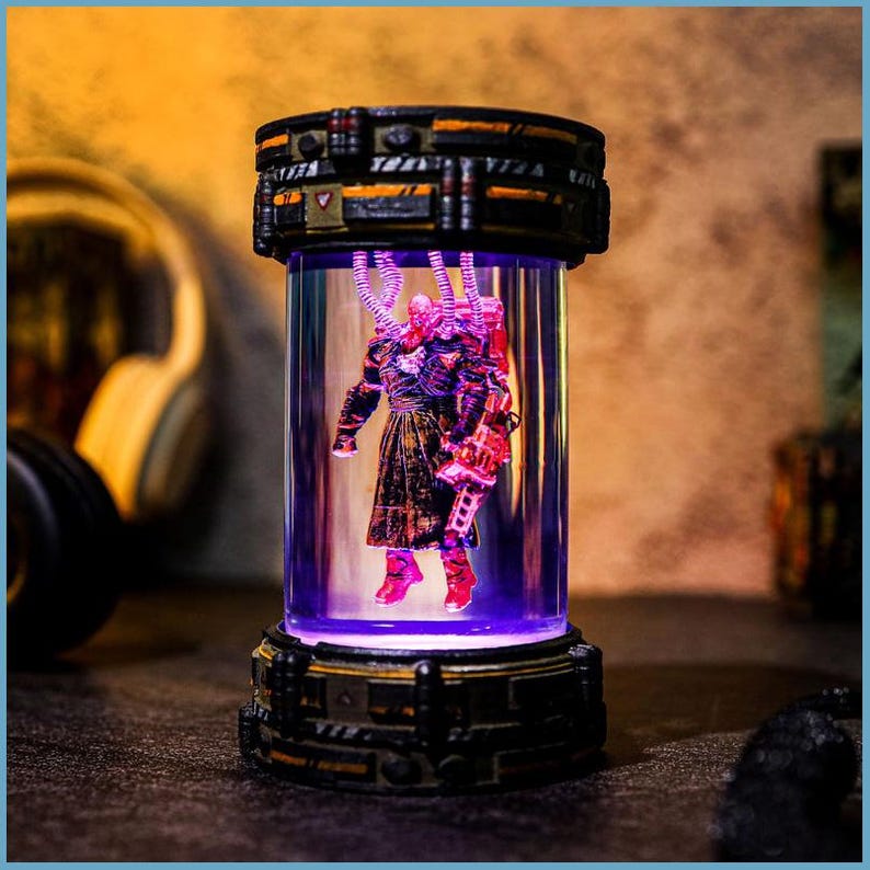 Resident Evil Ne.me.sis Biolab Epoxy Lamp, Anime Night Light Resident ...