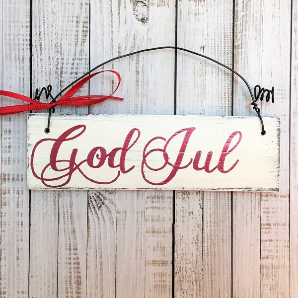God Jul Sign - Etsy
