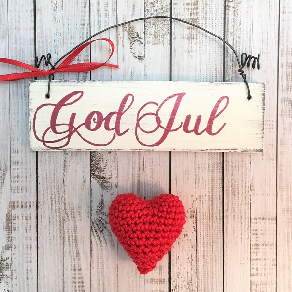 God Jul Sign - Etsy