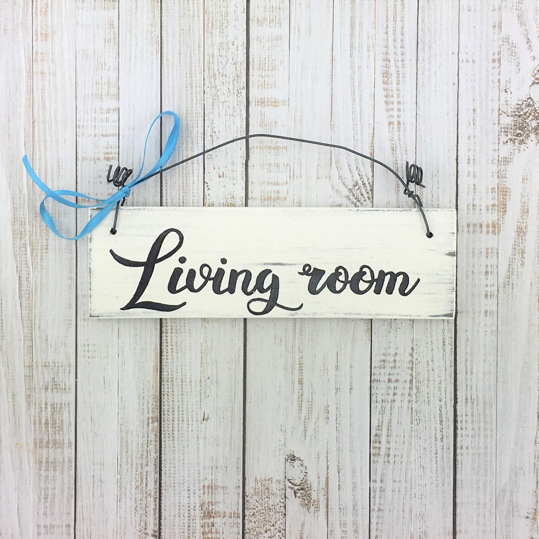 Wooden Sign Door Sign living Room Living Room Deco - Etsy