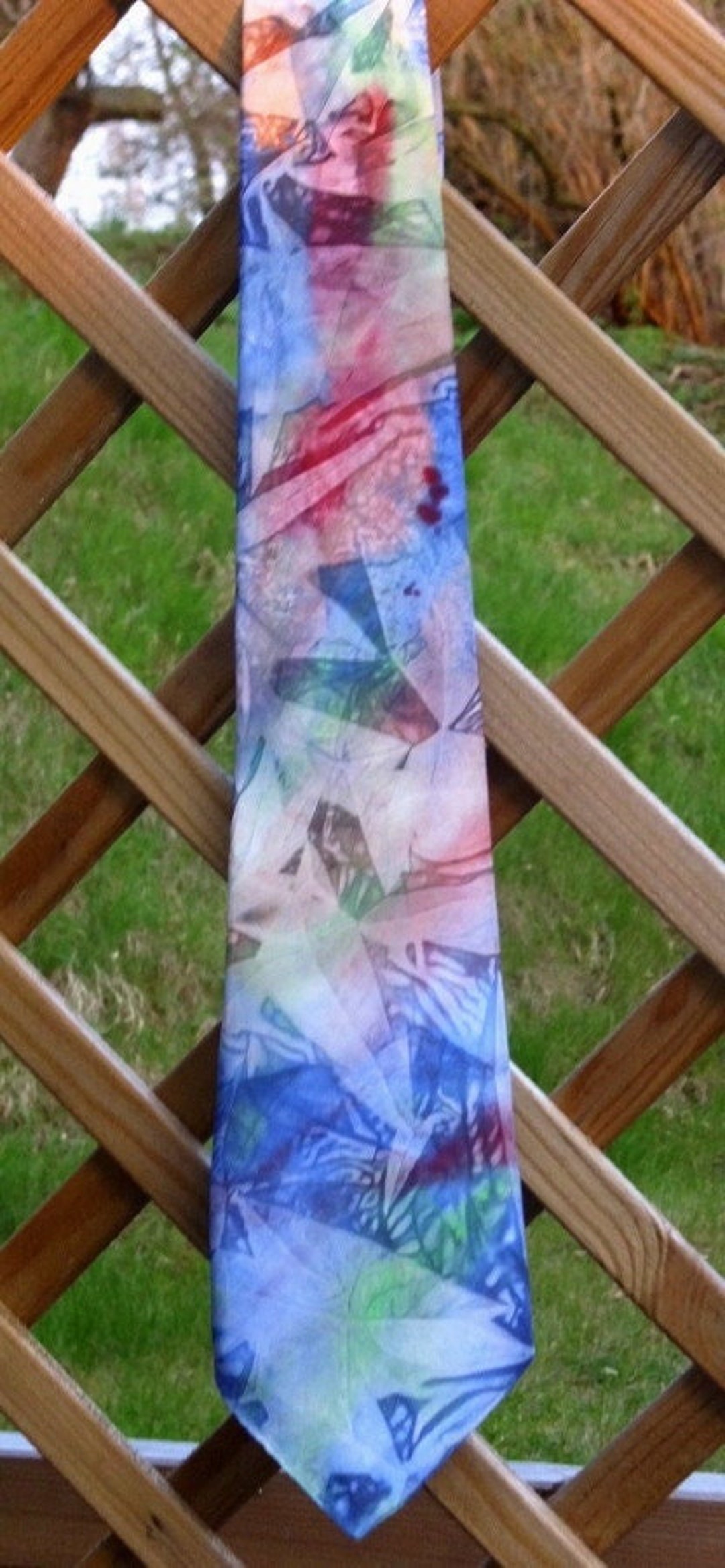 Tie Hand-painted Simultaneous Pattern in Desired Colors - Etsy