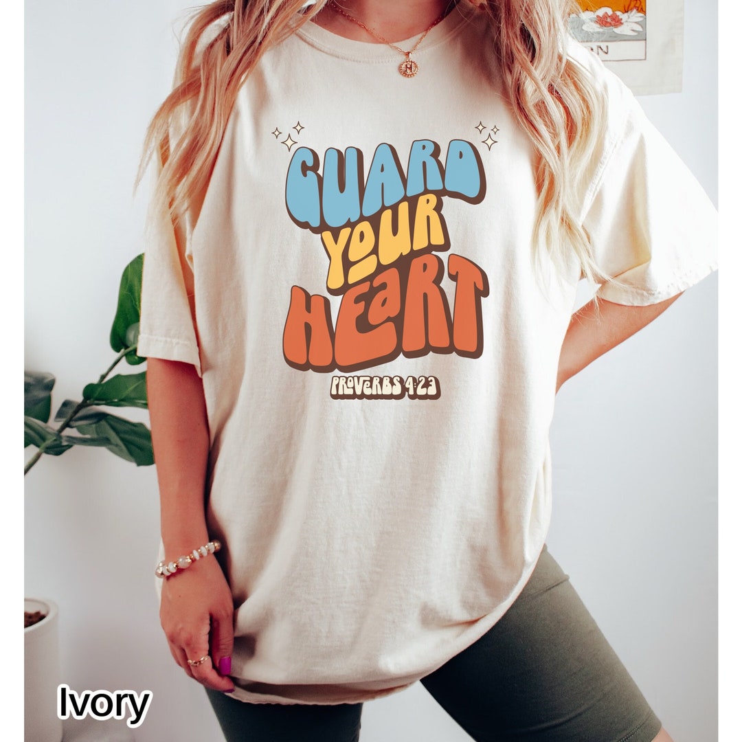 Christian Shirt Bible Verse Shirt Proverbs Shirt Comfort Colors Tshirt Faith Pray Shirt Guard ...