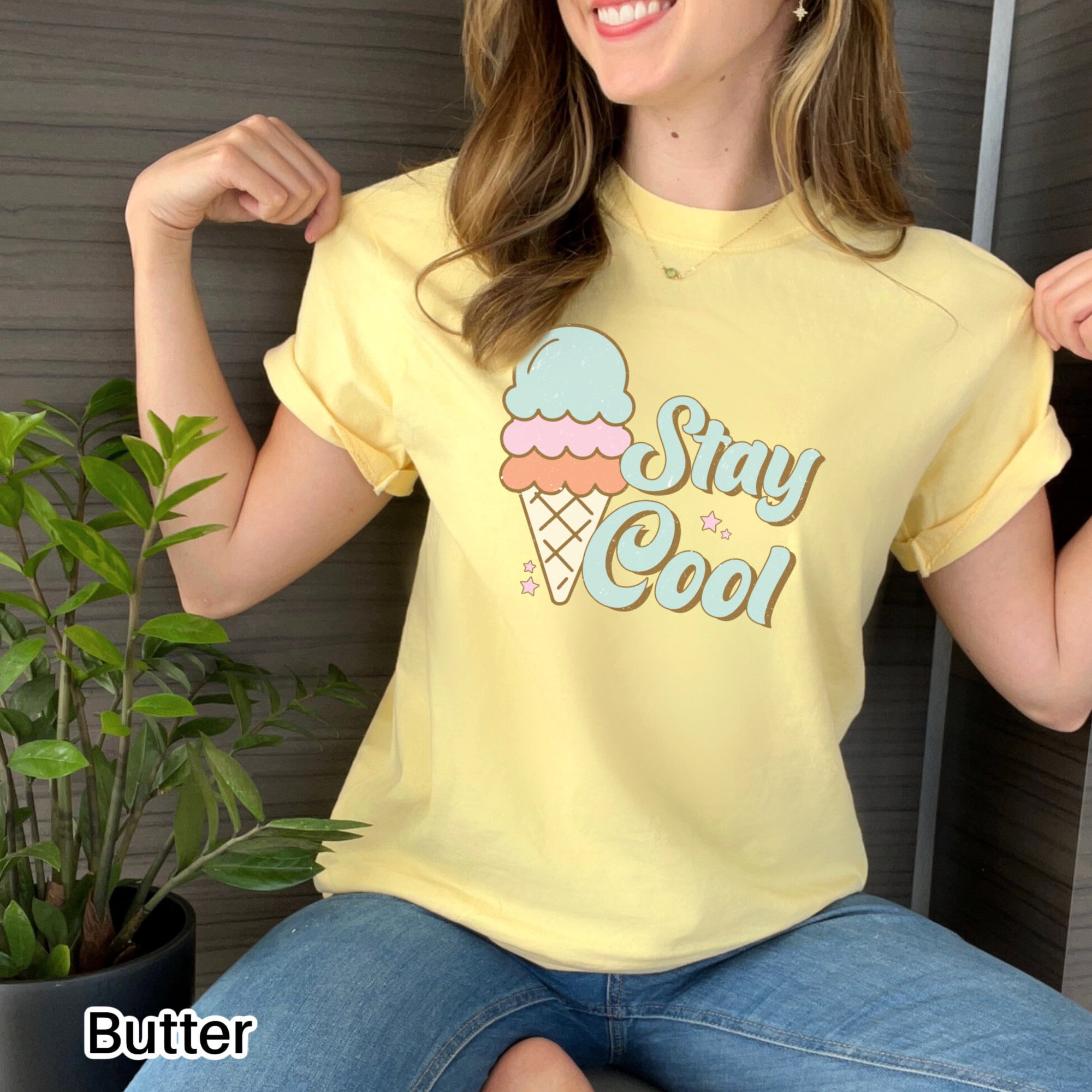 Summer Tshirt for Summer Vacation Shirt Summer Vibes Ice Cream Tshirt ...
