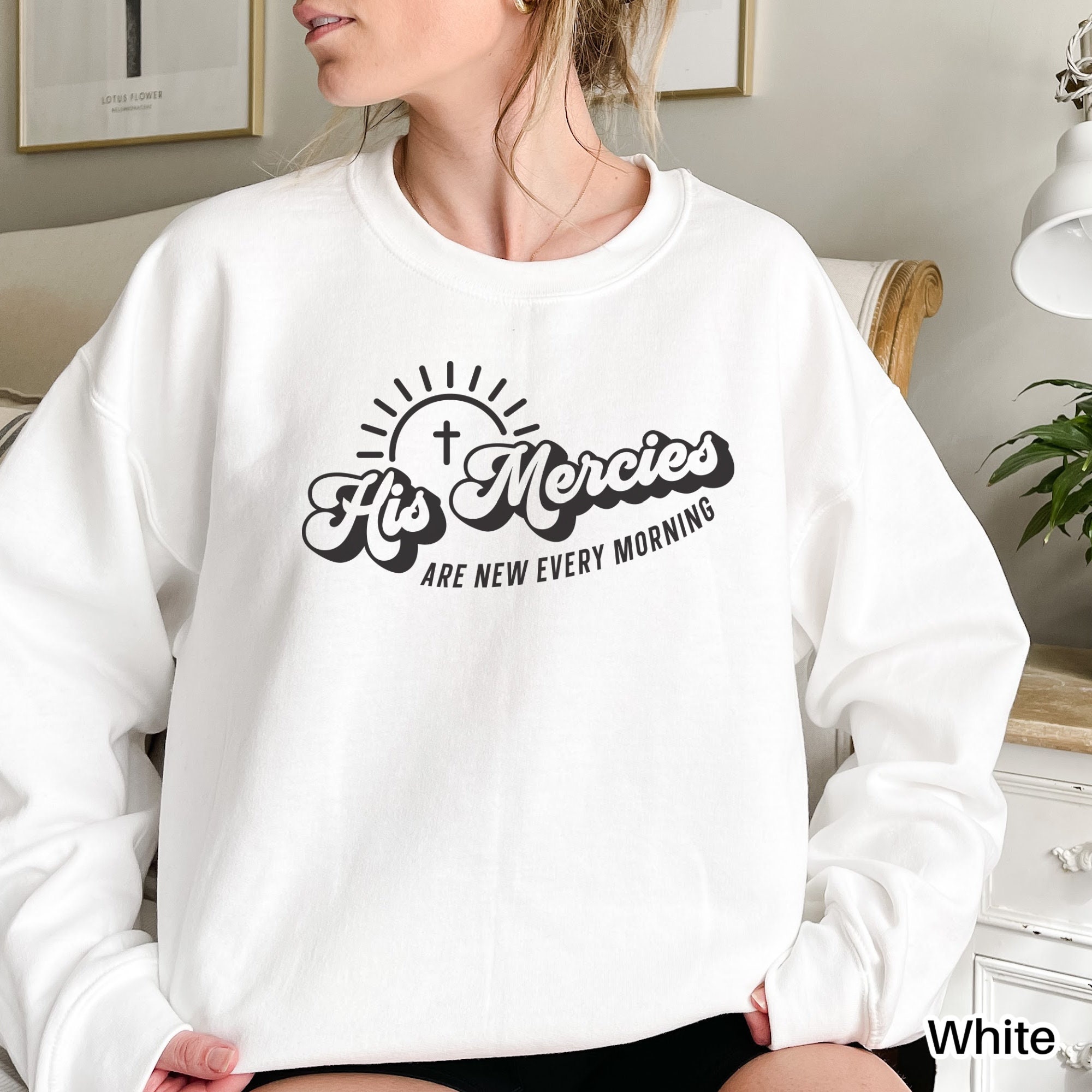 Christian Pullover Sweatshirt, Christian Clothing, Bible Verse Shirt ...