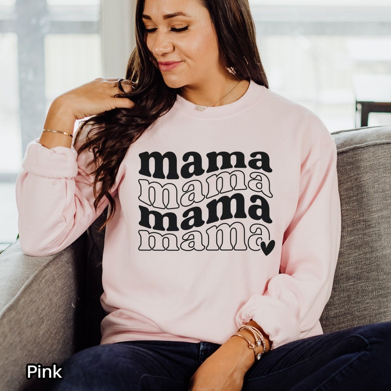 Mama Crewneck Sweatshirt Mothers Day Gift Mama Sweater New Mom Gift ...