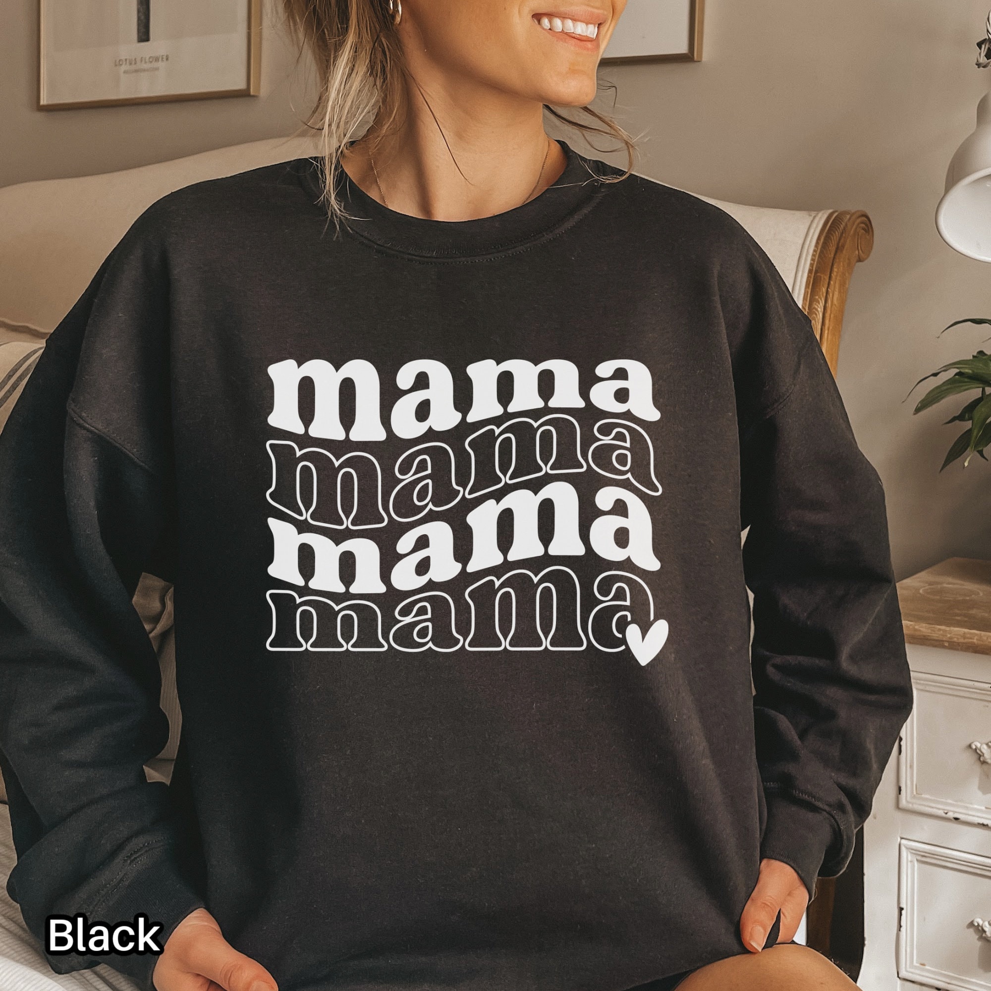 Mama Crewneck Sweatshirt Mothers Day Gift Mama Sweater New Mom Gift ...