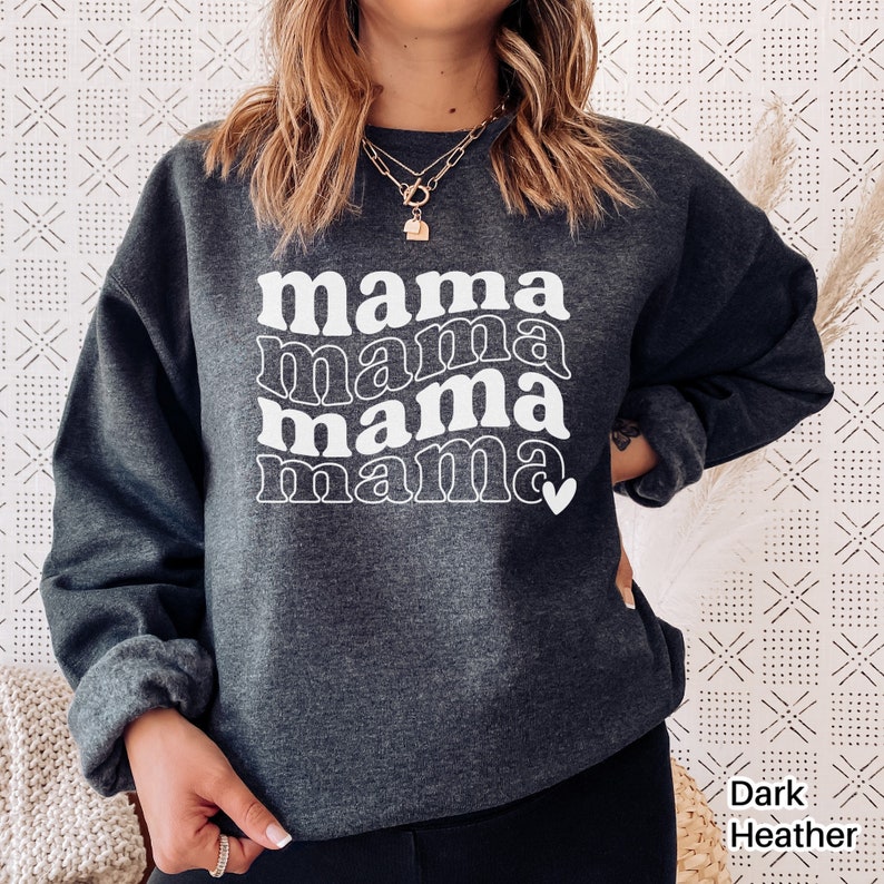 Mama Crewneck Sweatshirt Mothers Day Gift Mama Sweater New Mom Gift ...