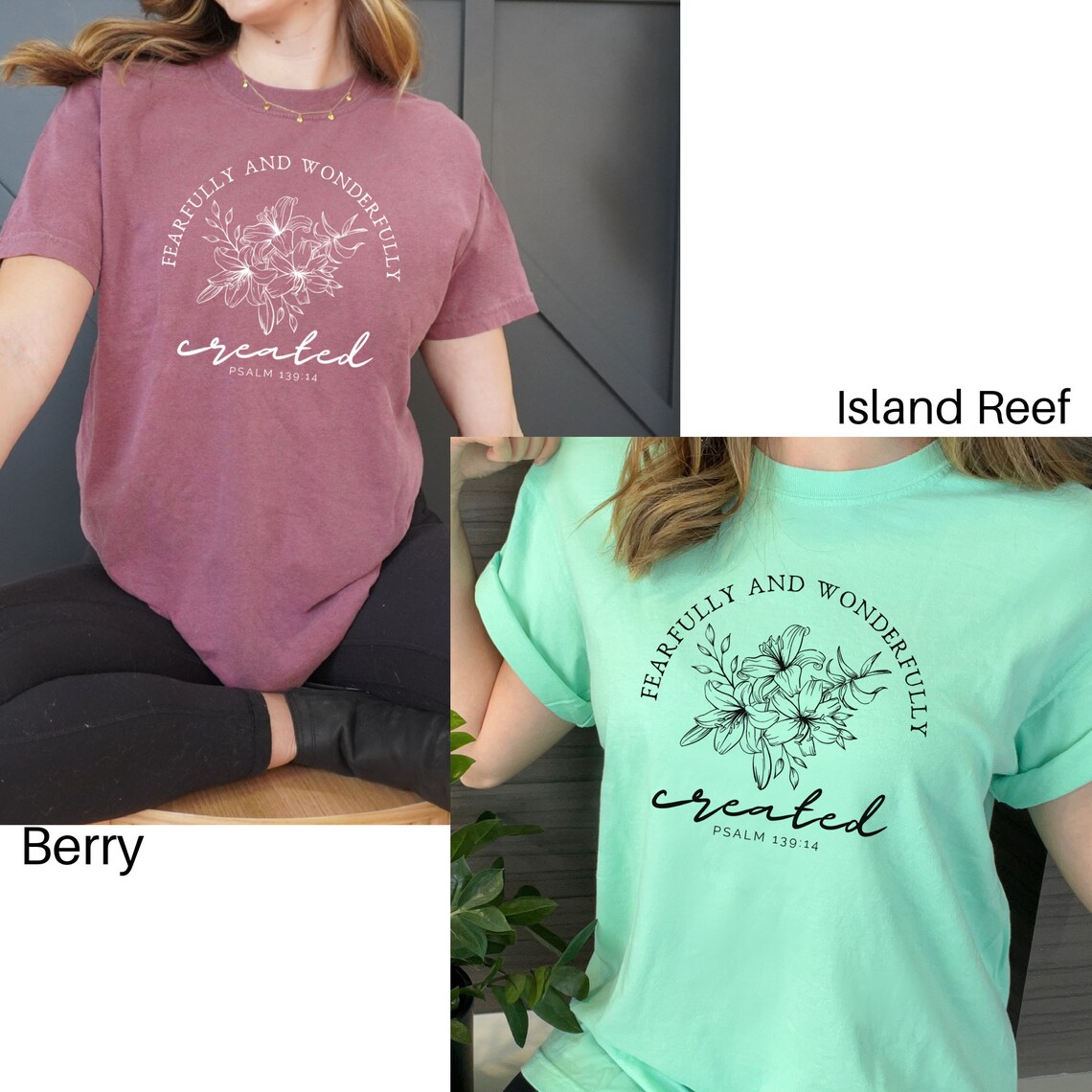 Christian Shirt Bible Verse Shirt for Christian Clothing Faith Based ...