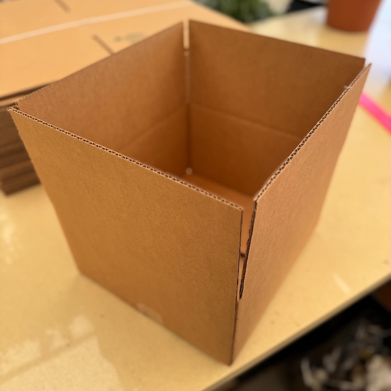 Cardboard Box 11 11 Inch - Etsy