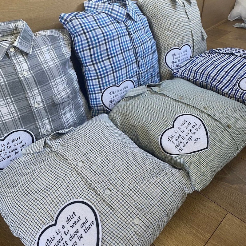 Shirt Memory Cushions - Etsy UK