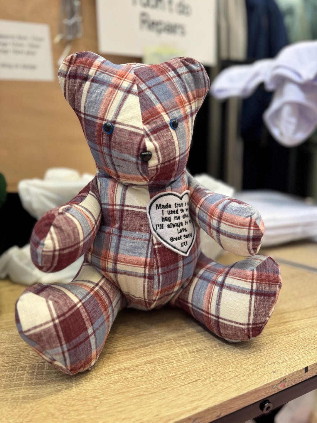 Handmade Memory Bear Keepsake (10 Inch) - Etsy