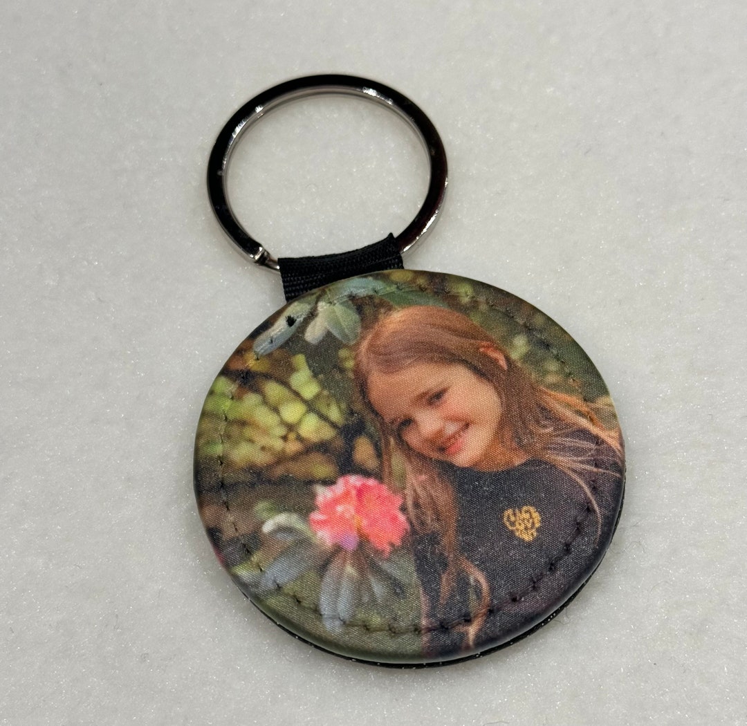 Photo Key Ring 5.1cm X5.1cm, Key Ring Gift - Etsy