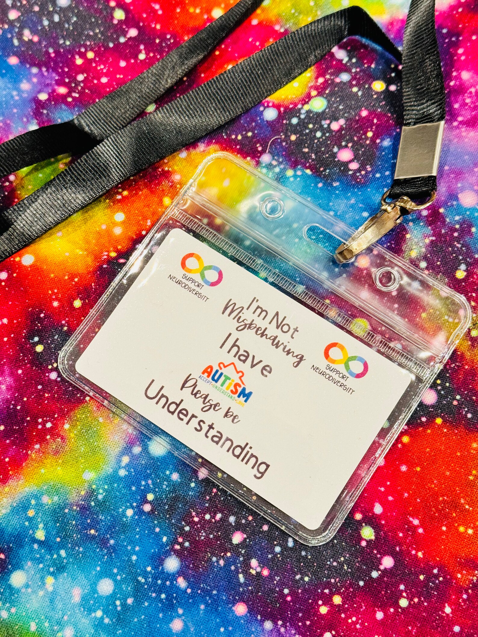 Autism Awareness Lanyard: Special Needs ASD Cards - Etsy
