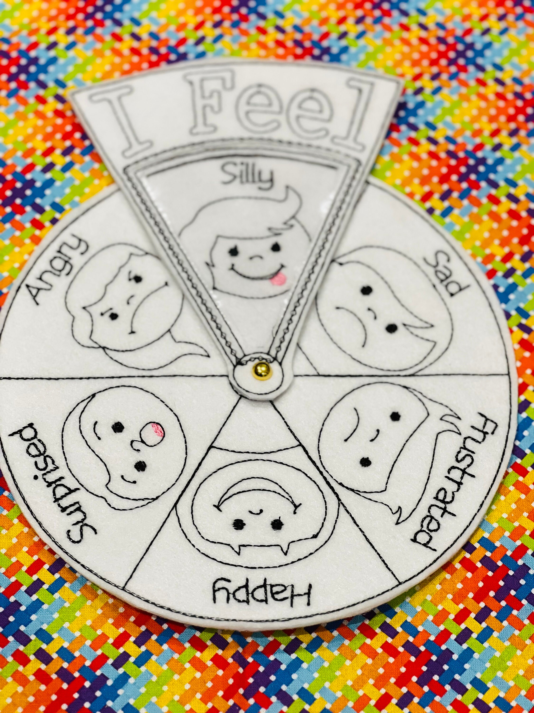 Emotions Wheel, Emotions Disc, Feelings Board - Etsy