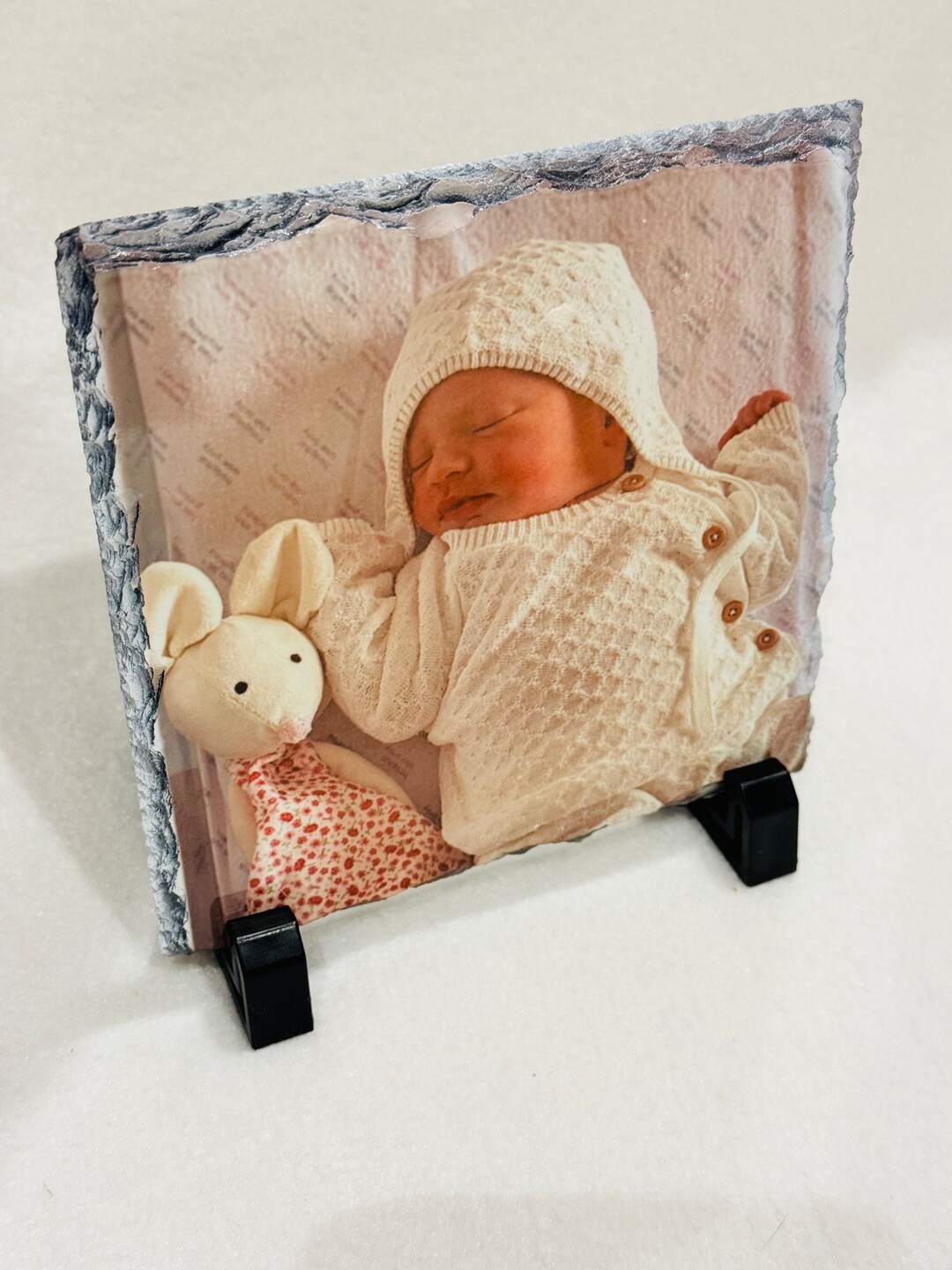 Personalised Photo Slate | Custom Rock Slate Tile | Picture Gift ...