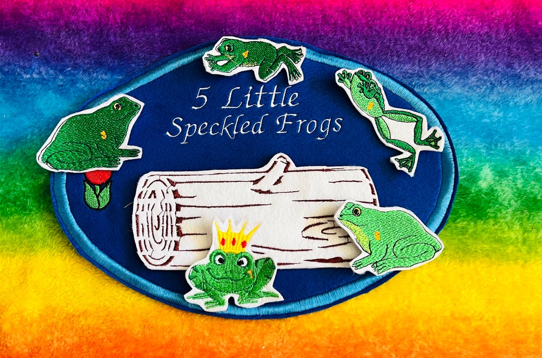 5 Little Speckled Frogs Educational Play Set, Home School, Nursery ...