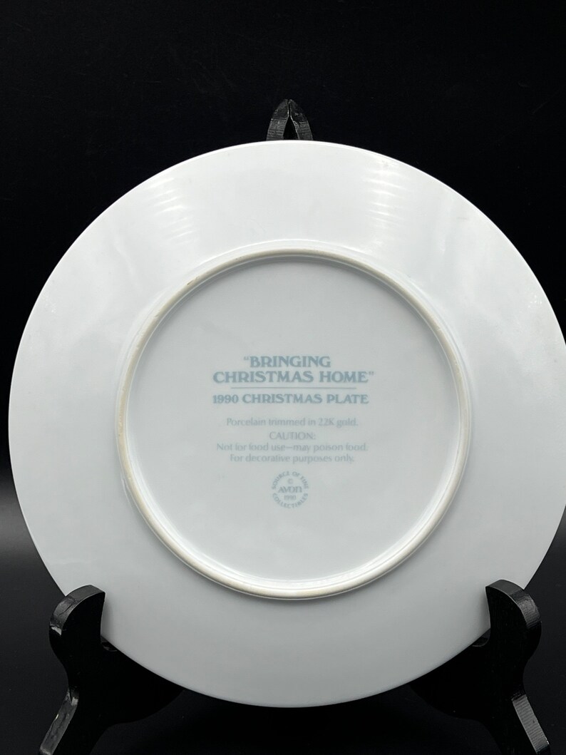 Avon Plate Bringing Christmas Home - Etsy