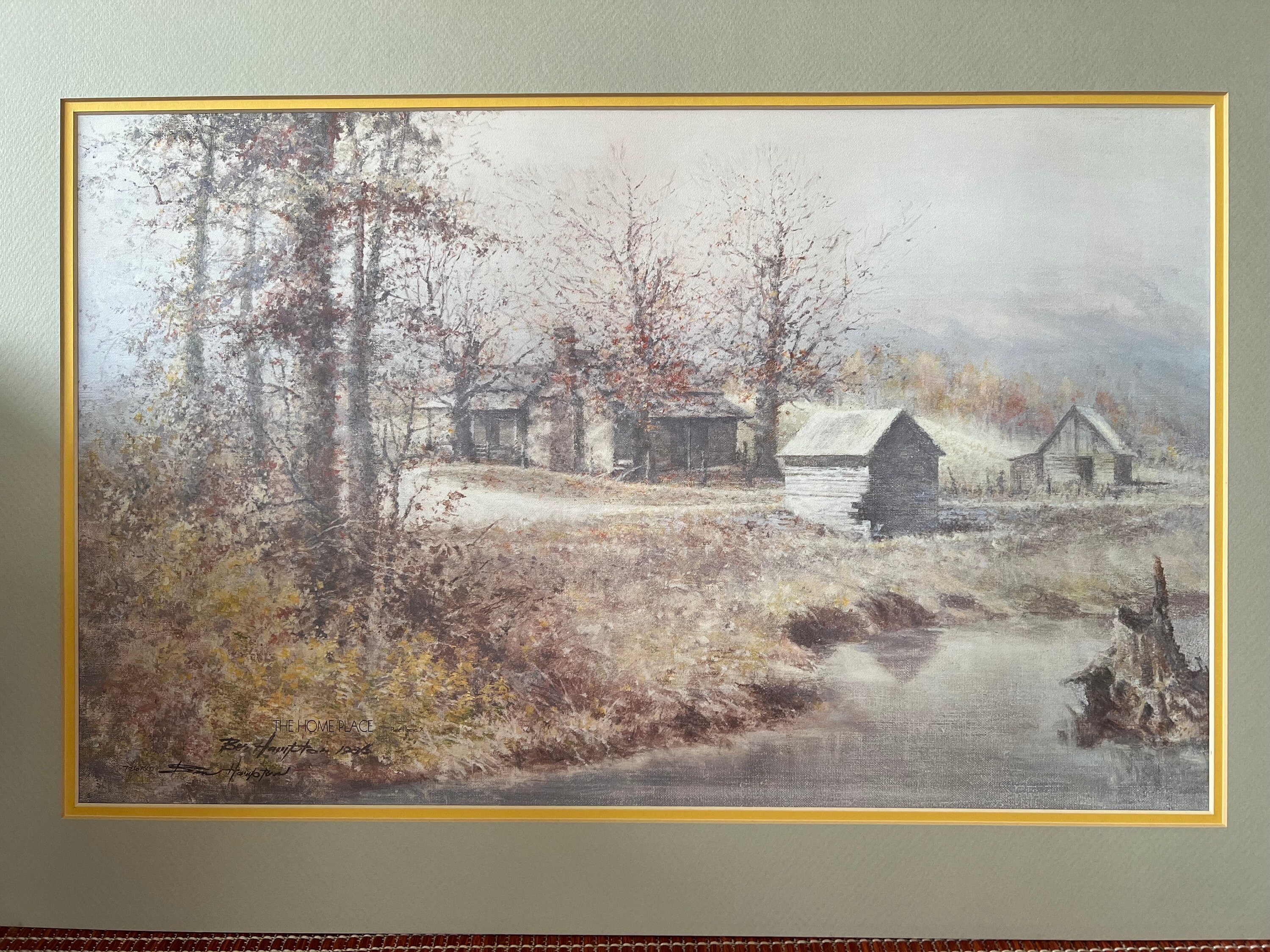 Ben Hampton the Home Place Signed/numbered Print - Etsy