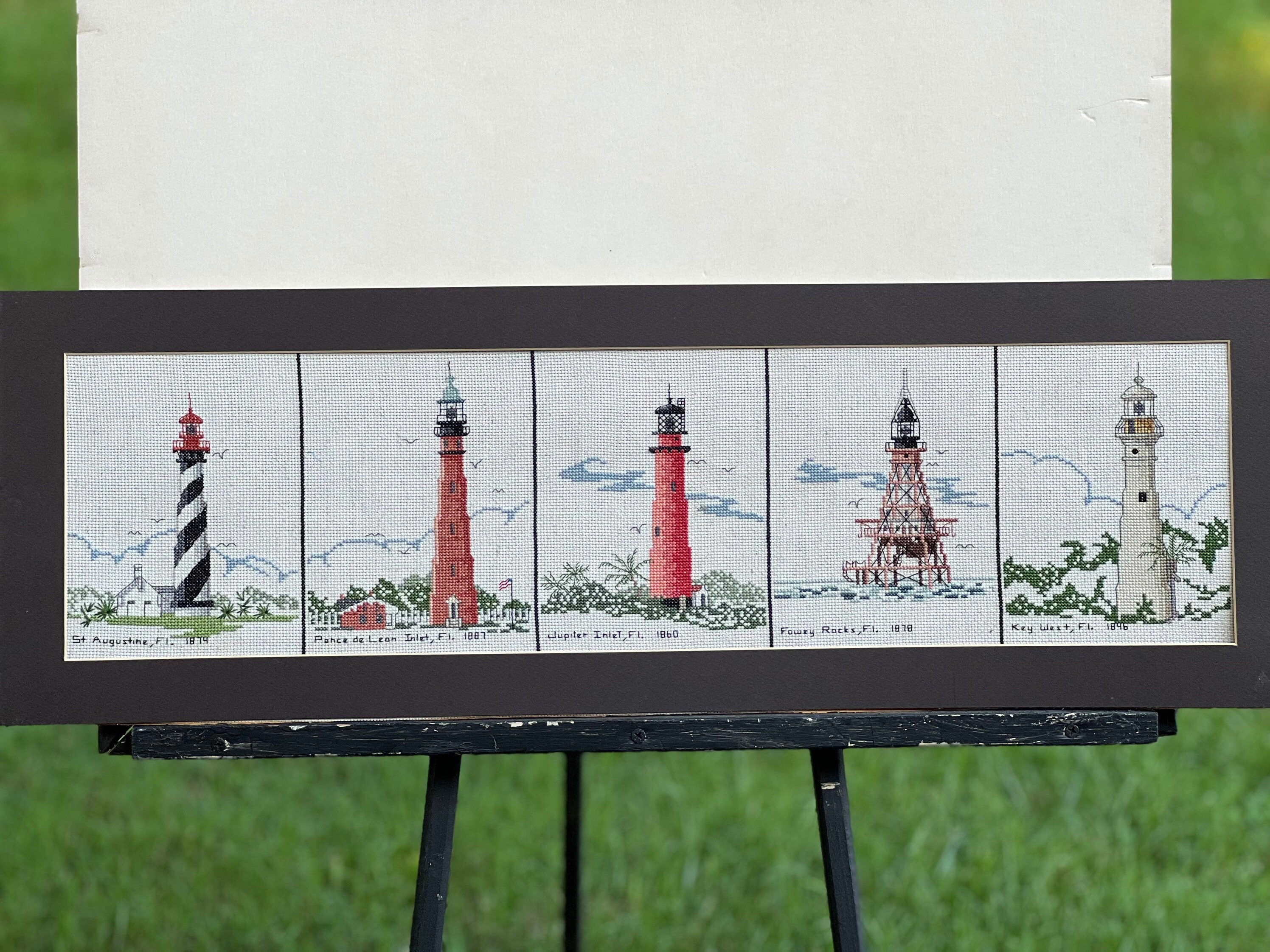 Lighthouses Cross-stitch Art - Etsy