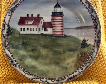 Lighthouse Plates - Etsy