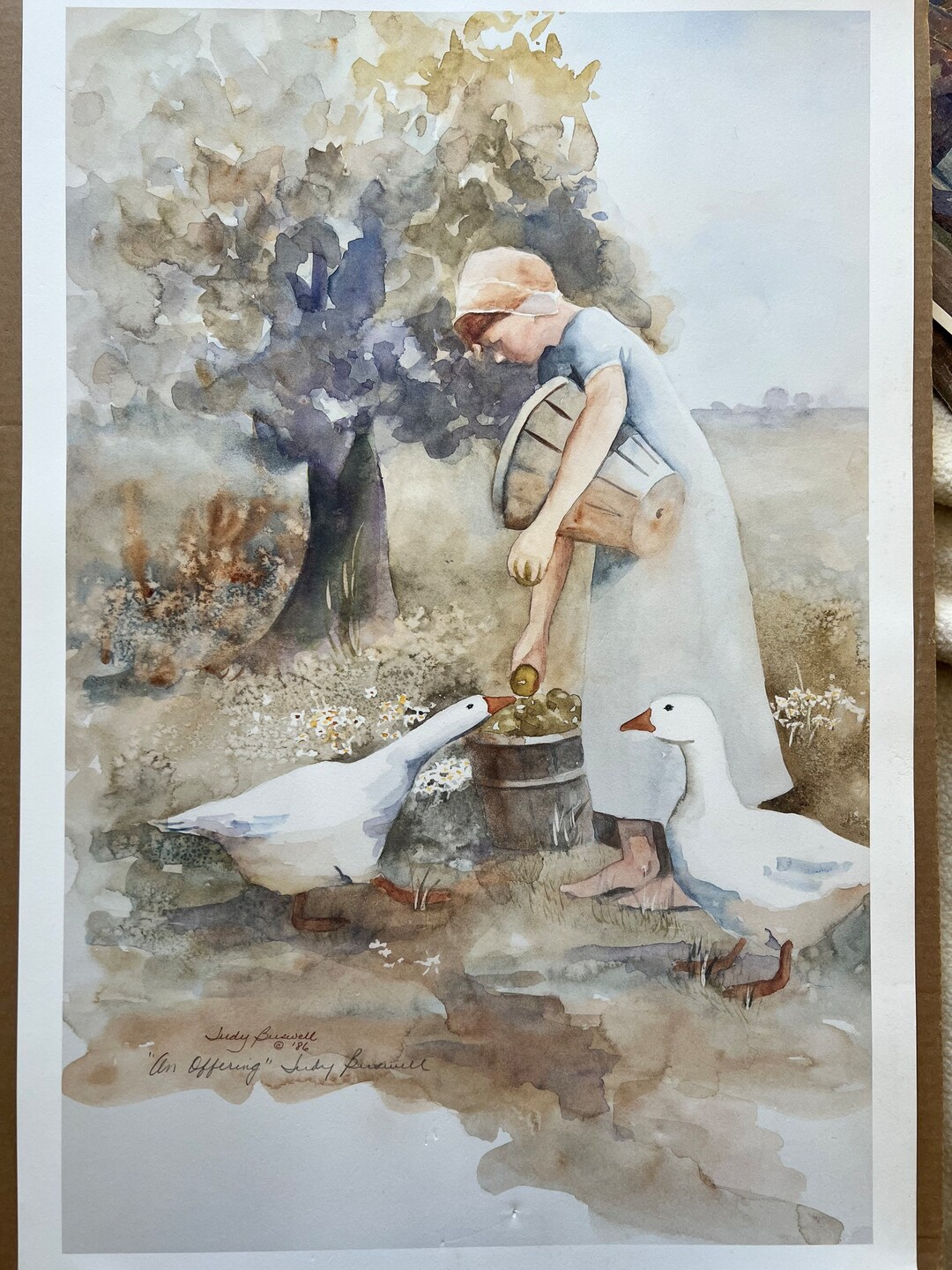 Judy Buswell, an Offering Signed Print - Etsy