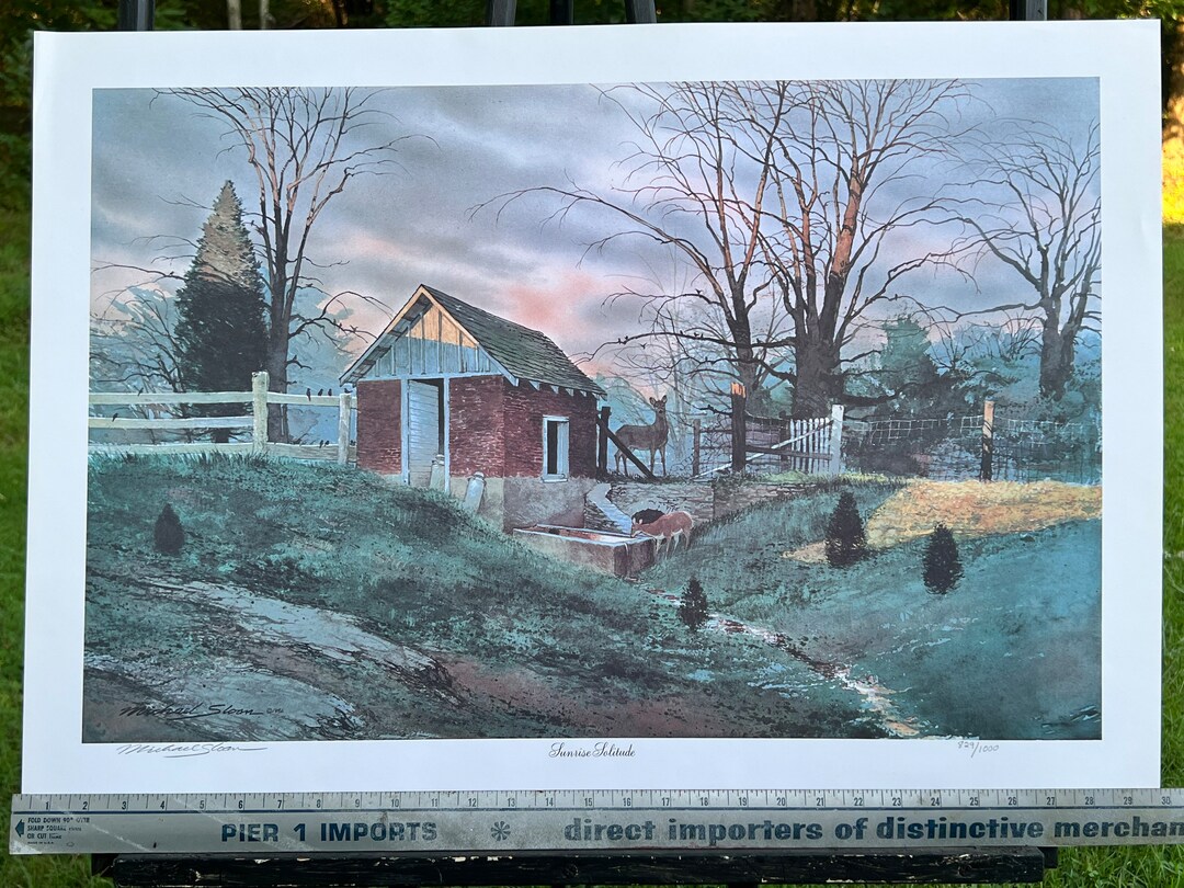 Michael Sloan Signed Print “ Sunrise Solitude” - Etsy