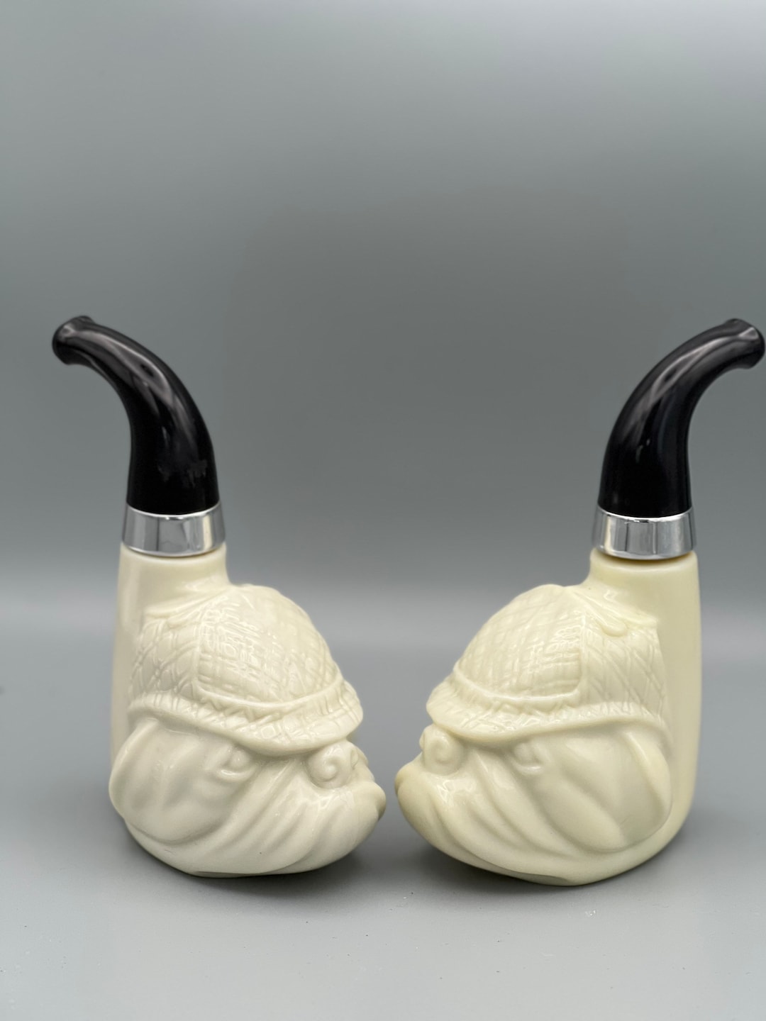 Vintage Avon Bulldog Pipes Wild Country Cologne Glass Bottles - Etsy